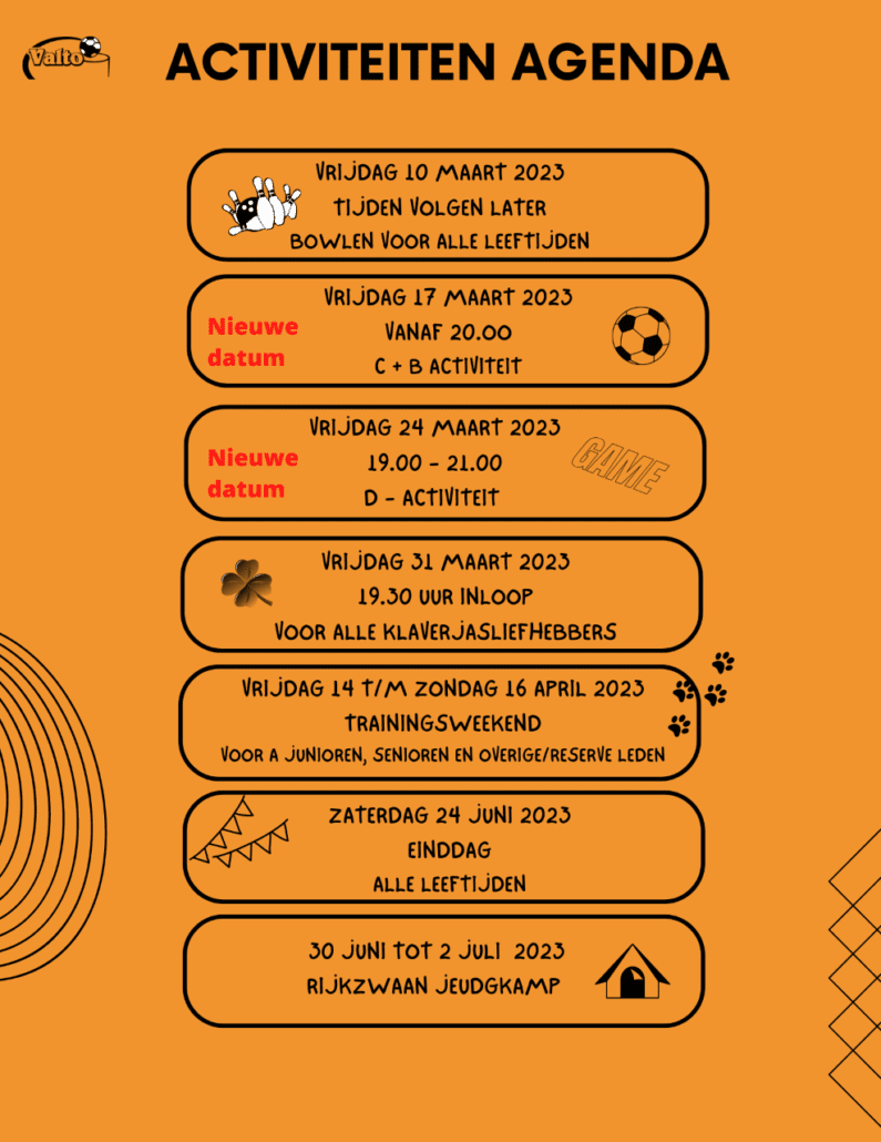 Jeugdweekend 30 juni t/m 2 juli 2023